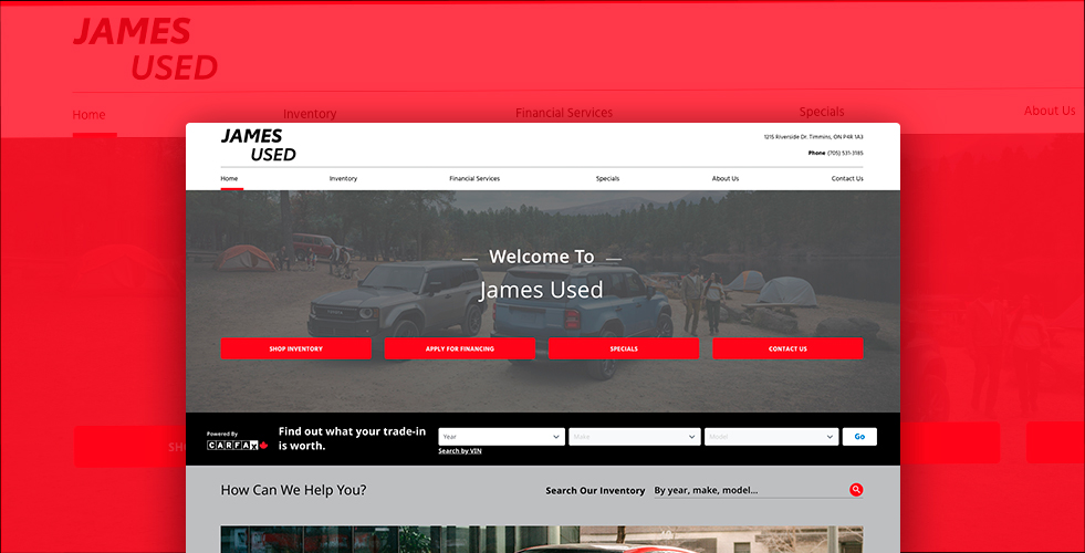 James Used: Used Vehicle Dealership | Timmins, Ontario